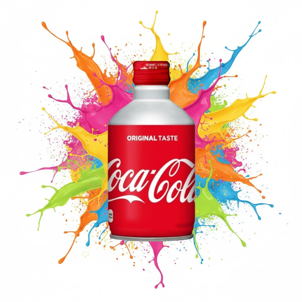 Coca Cola Metal Bottle 300ml - Japan – Peachy Sweets WM